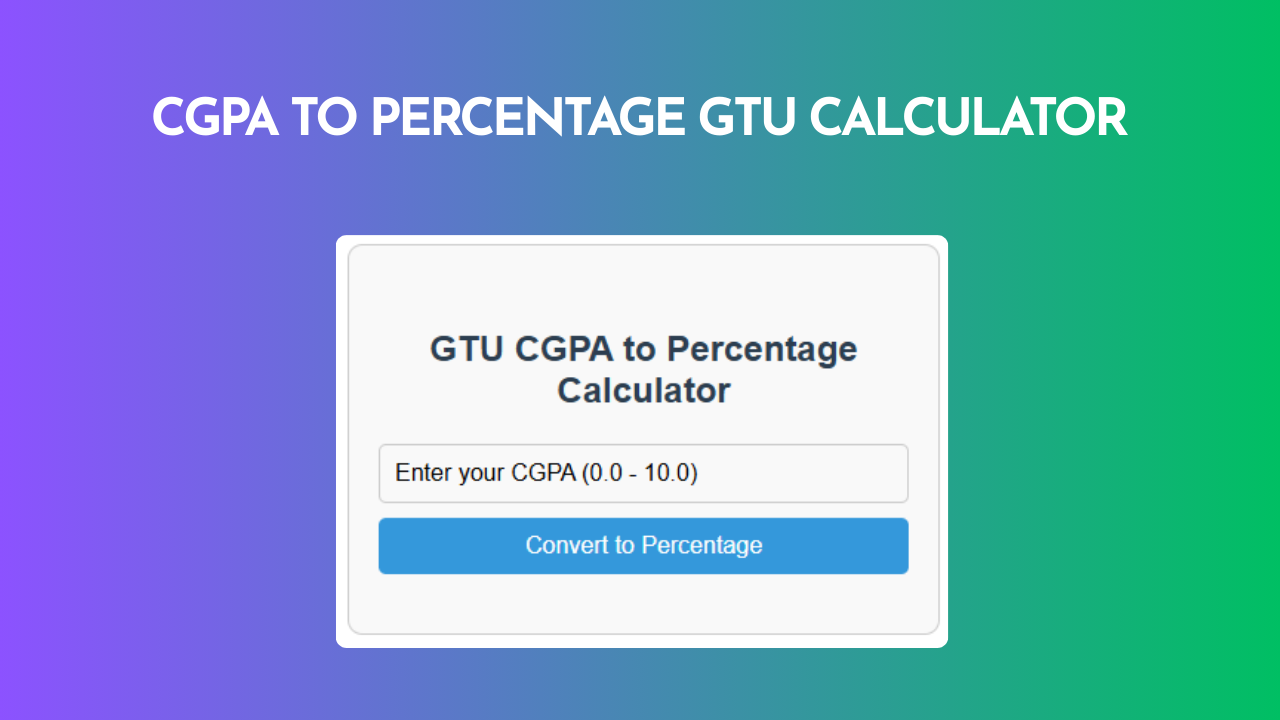 JNTU CGPA to Percentage – Guide for All Students 2025
