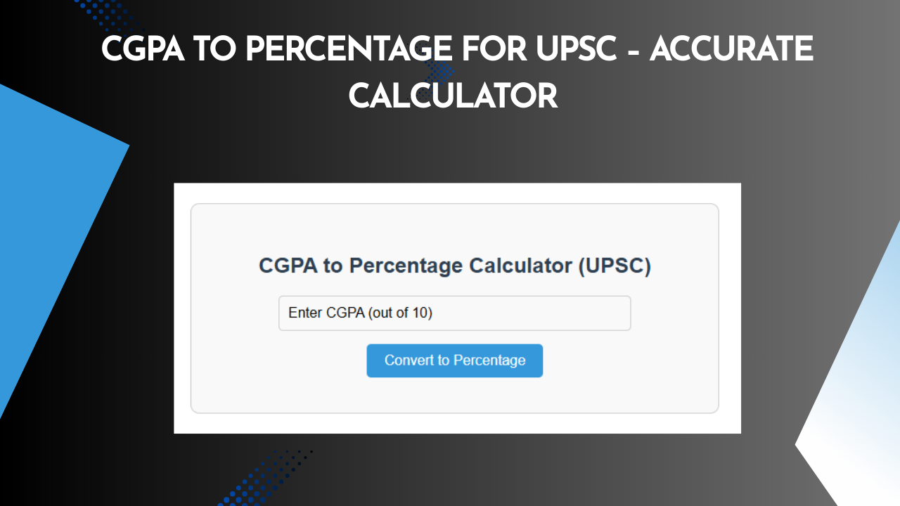 SSC GPA To Percentage Calculator Convert Your GPA Easily 2026