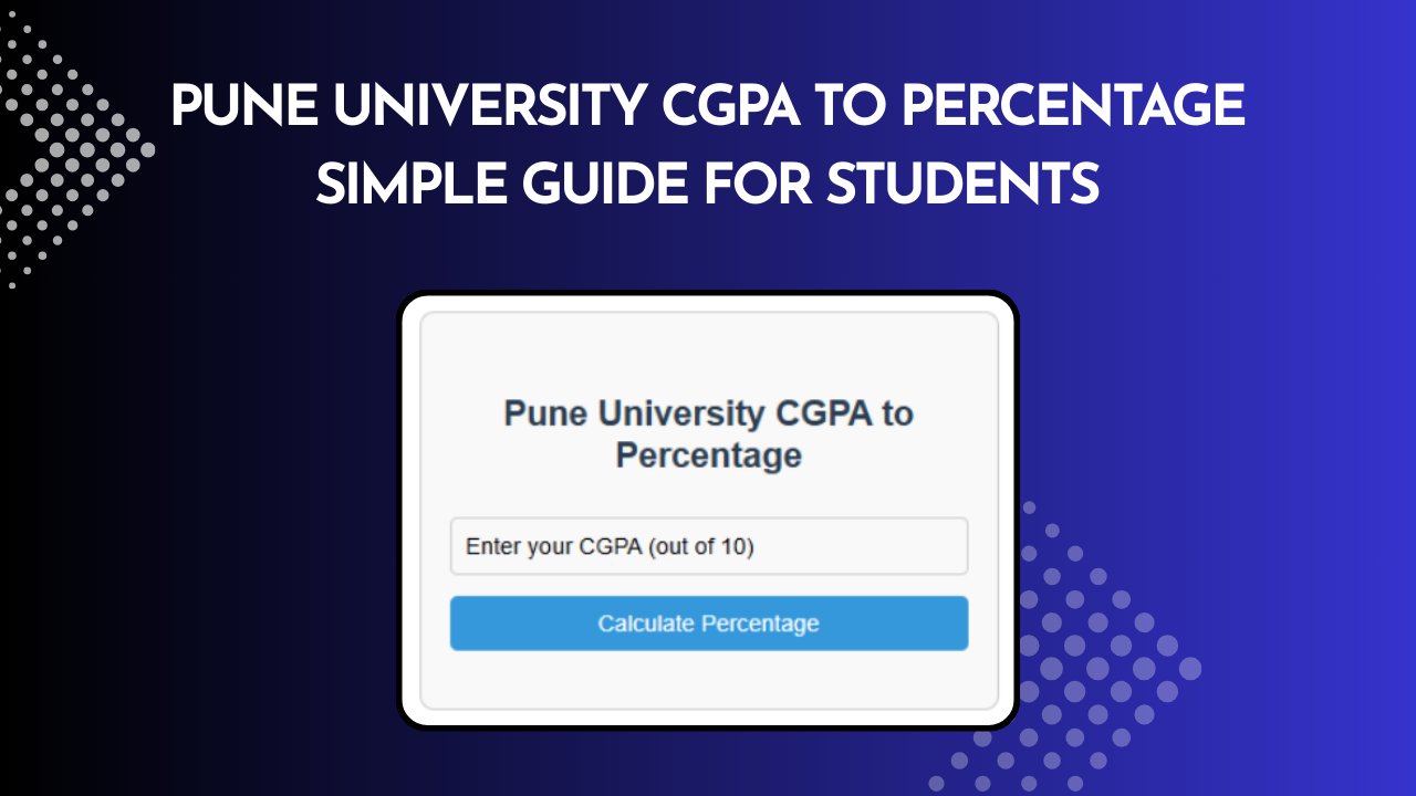 B Tech CGPA to Percentage Calculator Easy to Convert 2025