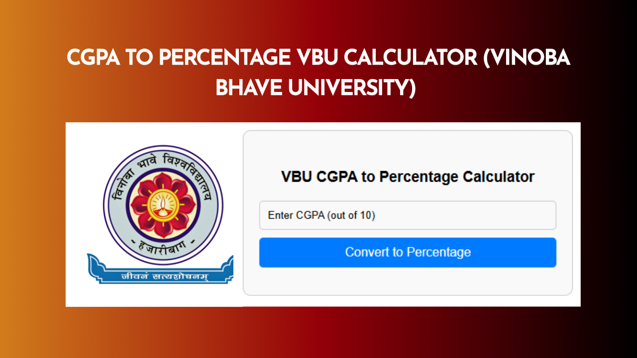 Mumbai University CGPA to Percentage Calculator 2025